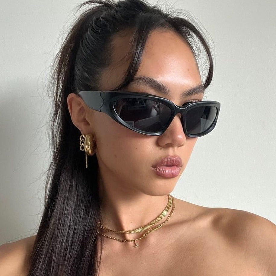 [ Matrix ] Wraparound y2k sunglasses – Project Shades