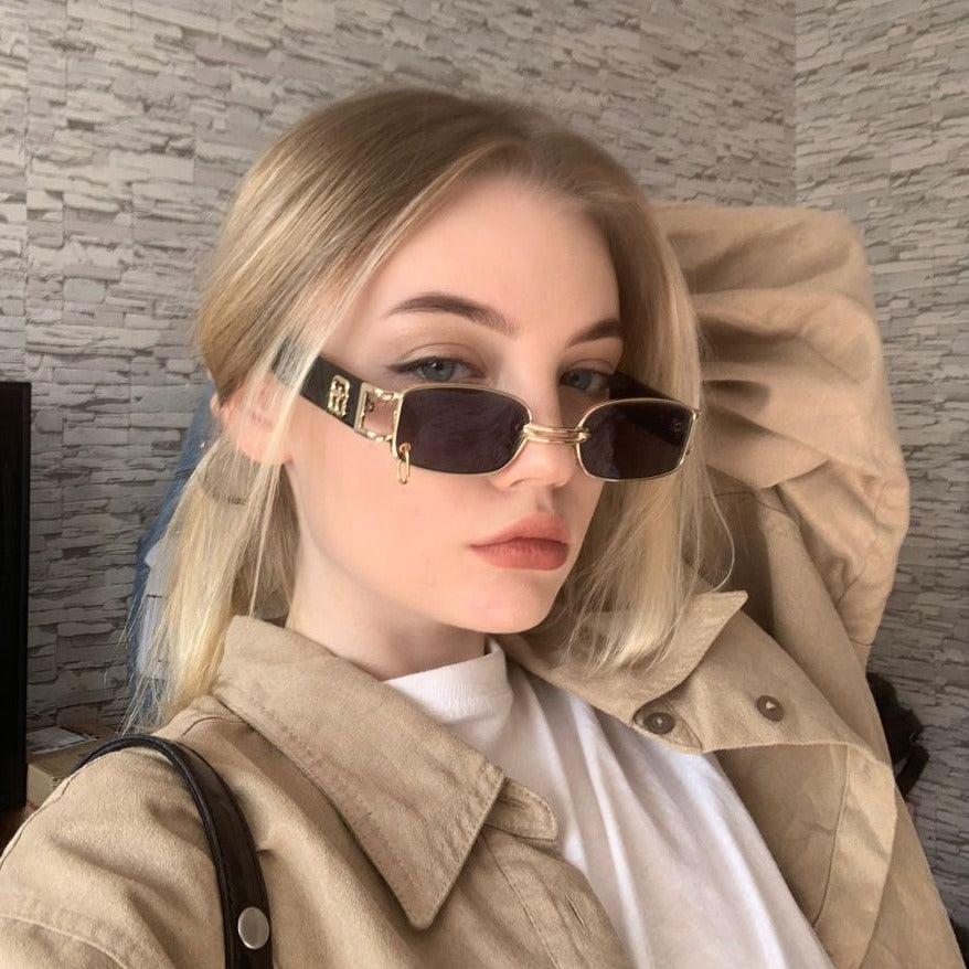 [ Calypso ] Gold Black Nightclub sunglasses – Project Shades